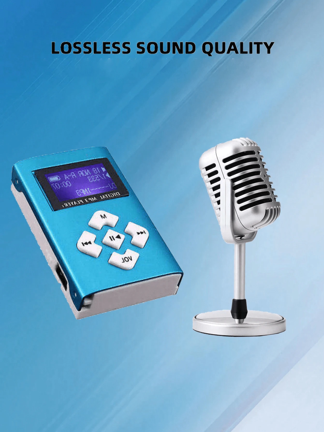 MP3 Player, Portable Lossless Sound Slim MP3 Music Player for Sale ...