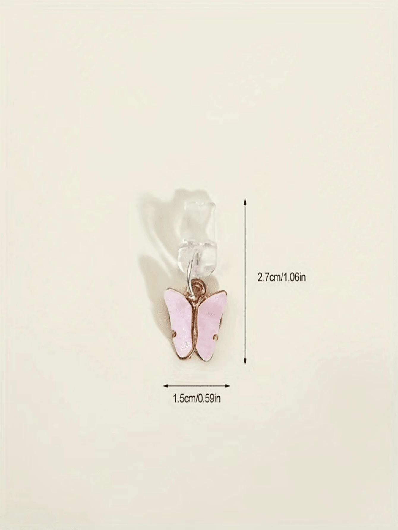 Butterfly-Shaped Charging Port & Data Port Dust Cover Plugs Compatible ...