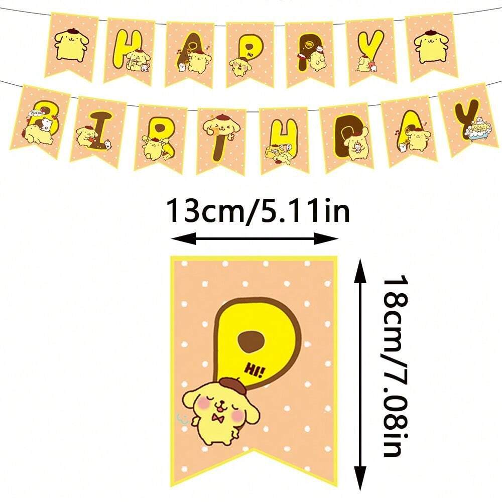 Sanrio Party Decorations: Hello Kitty, Kuromi, Cinnamoroll, Pompompurin ...