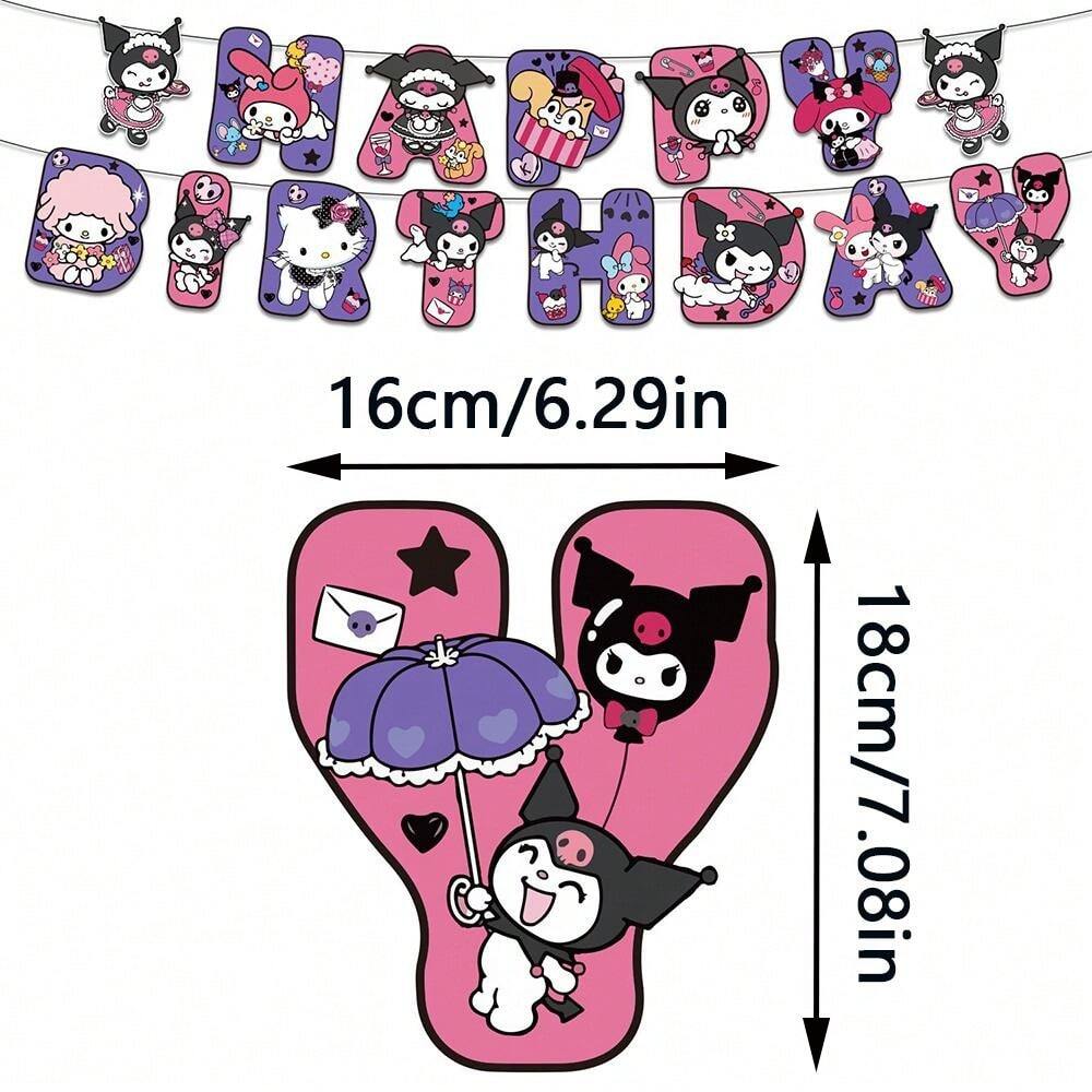 Sanrio Party Decorations: Hello Kitty, Kuromi, Cinnamoroll, Pompompurin ...
