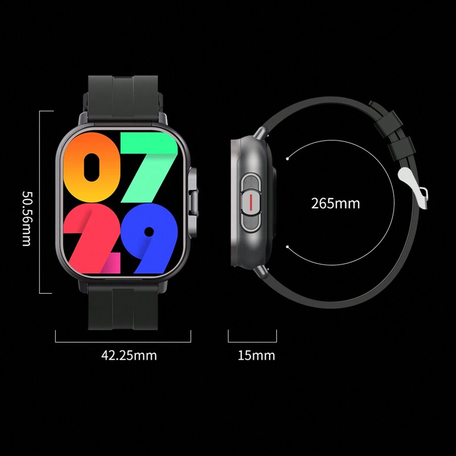 Smartwatch TWS de 2,01 polegadas, 2 em 1 com fones de ouvido ...