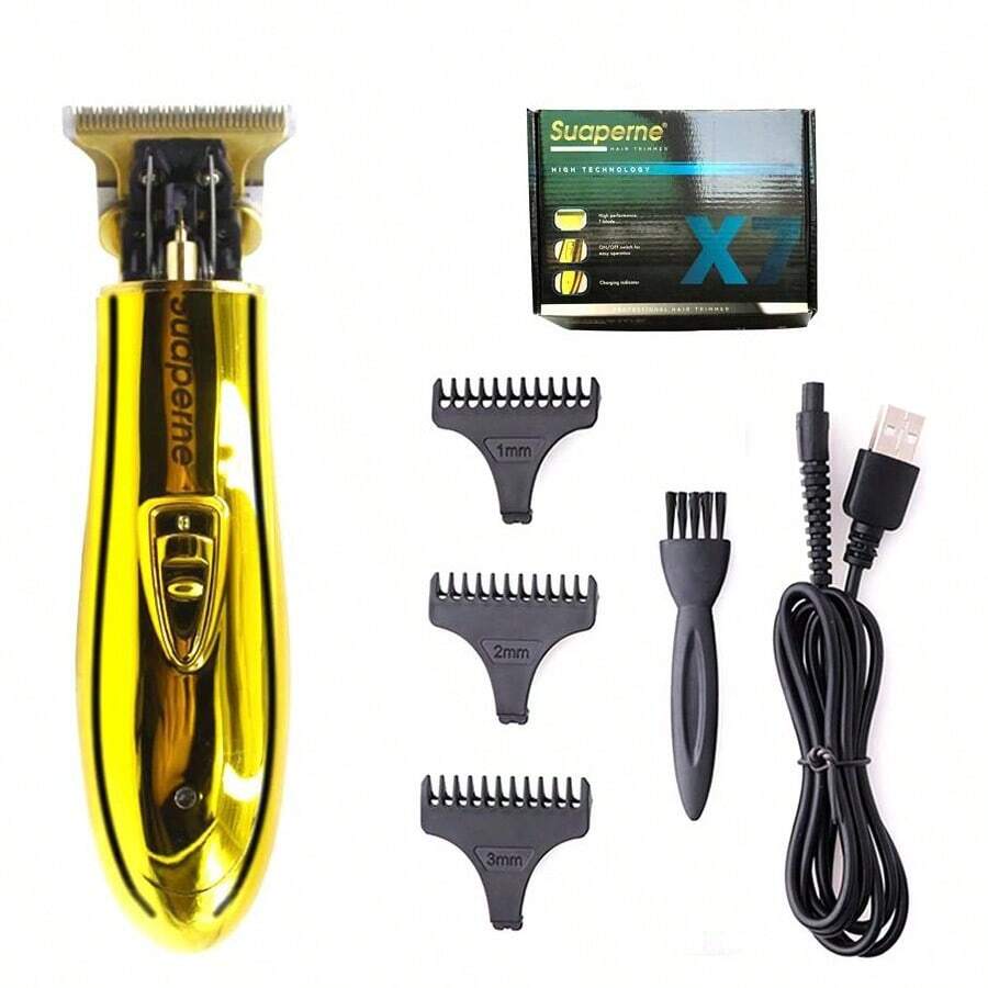 Professional Hair Trimmer Electric Precision 0.1mm Hair Clipper Shaving ...