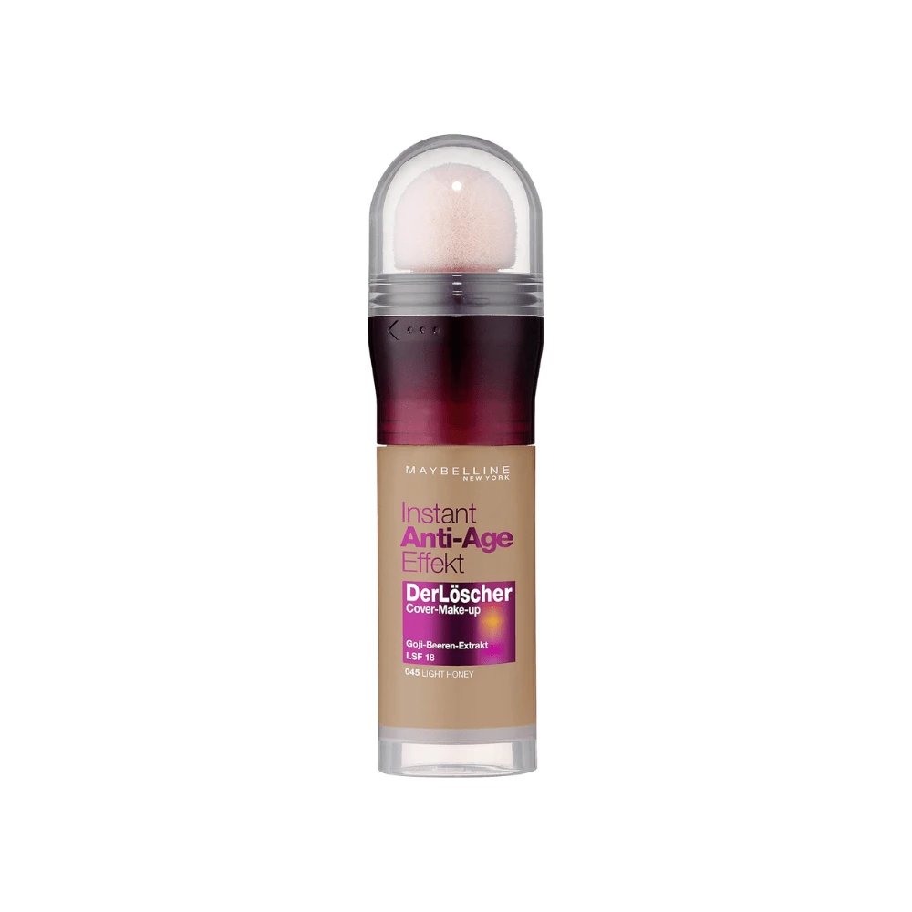 Maybelline New York The Eraser Instant Anti-Age Foundation - 45 Light ...
