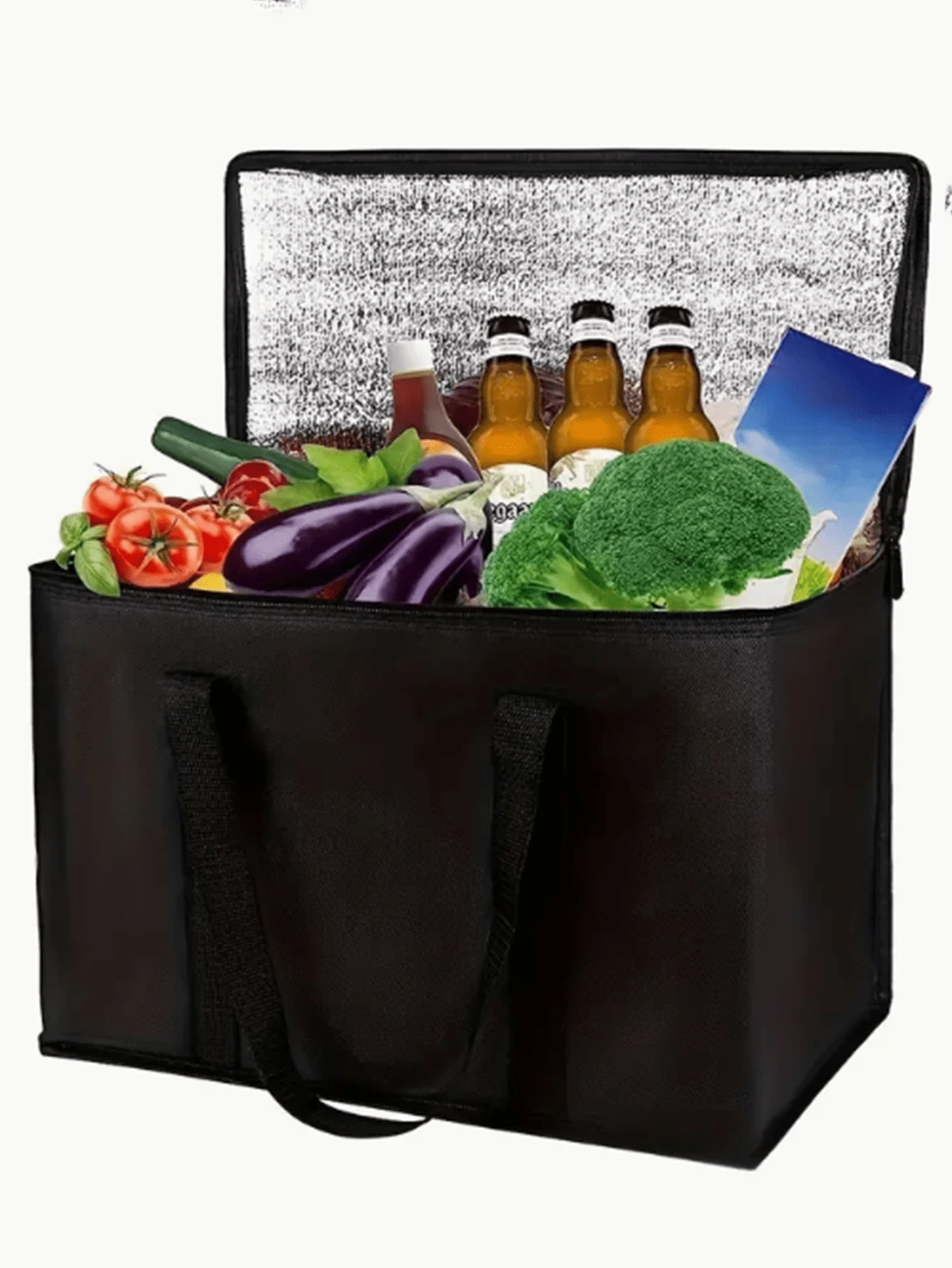 Cool Bag Waterproof Cooler Bag Picnic Insulated Lunch Box Foldable Ice ...