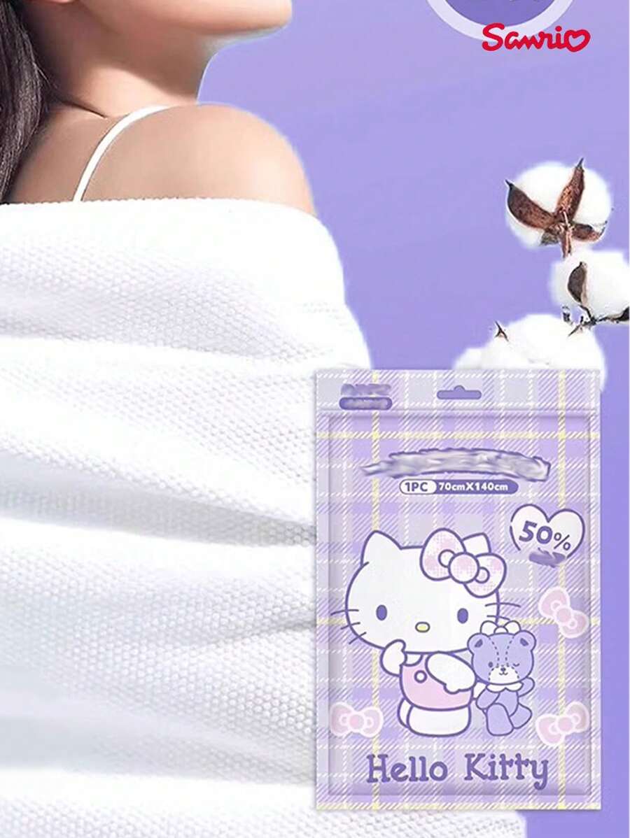 1Pc Sanrio Officially Licensed Hello Kitty Disposable Bath Towels ...