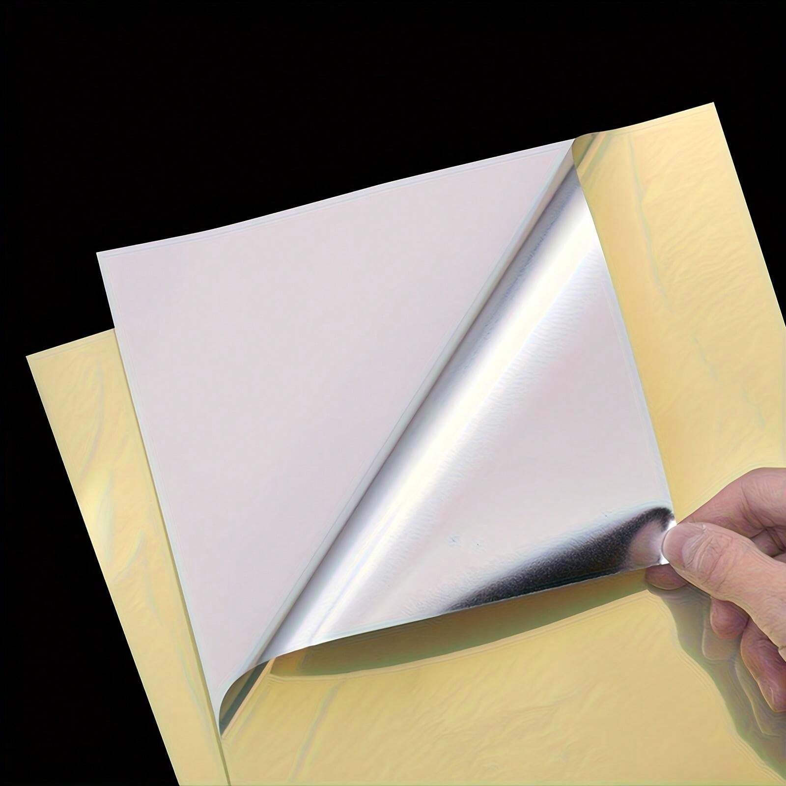 A4 Size 20 Sheets Bright Gold Printable Sticker Paper Holographic ...
