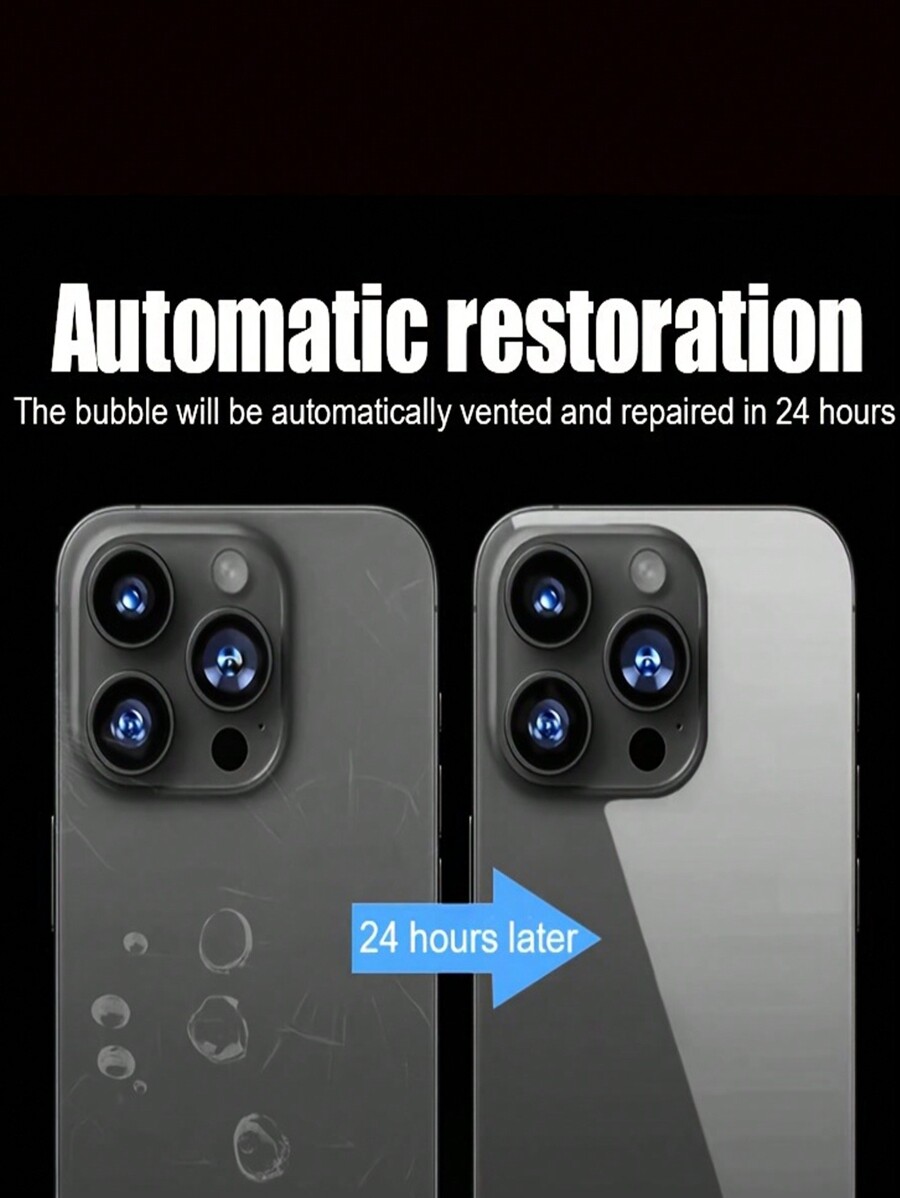 3PCS Water Condensation Back Film, Bright Surface Water Condensation ...