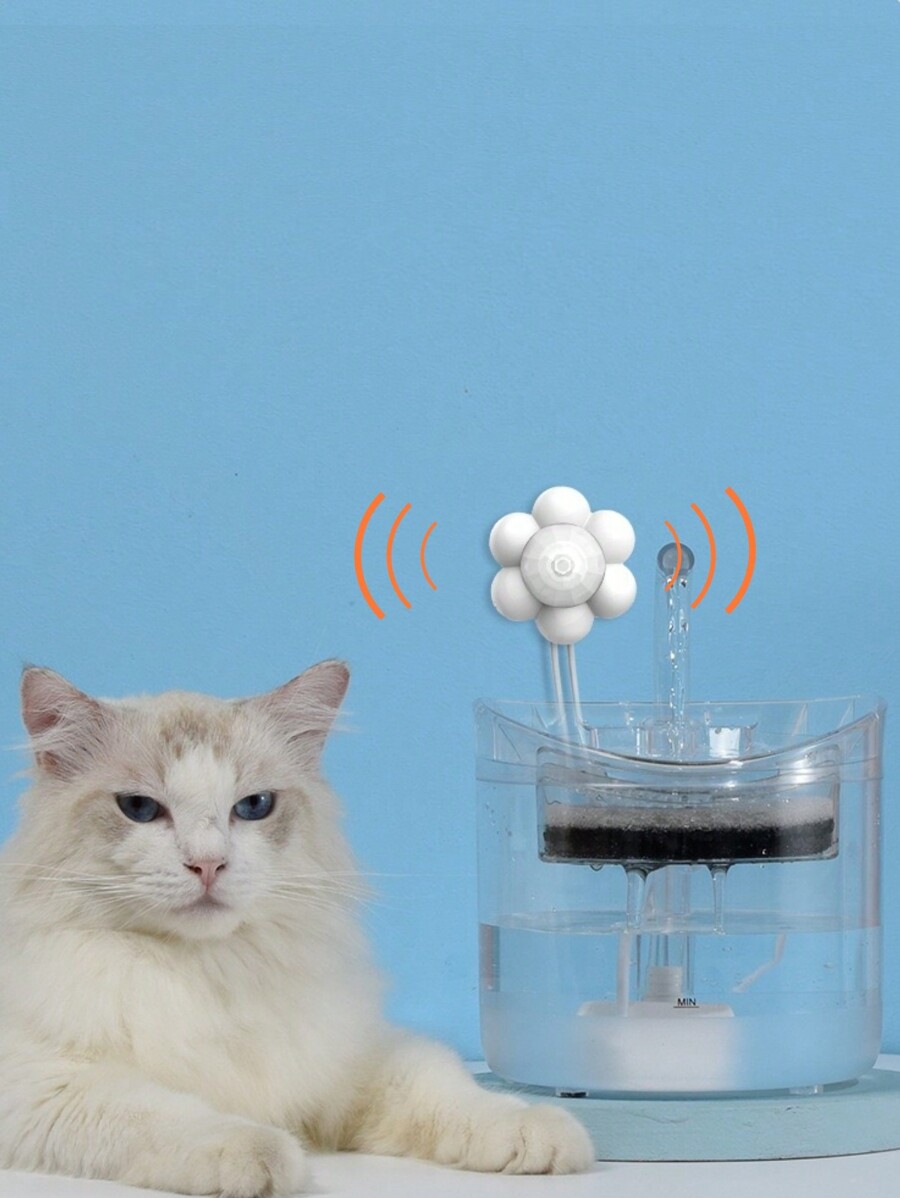 Pet Water Dispenser With Smart Motion Sensor, Automatic Water Release ...