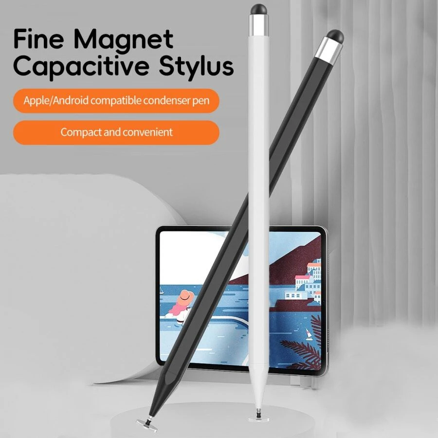 Universal 2 In 1 Stylus Pen Touch Screen Capacitive Pen IOS Android ...