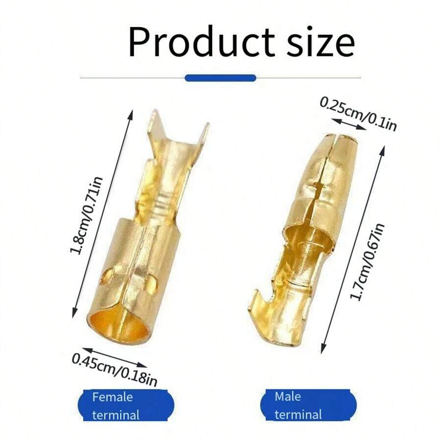 Conectores terminales tipo bala, conector rápido de engaste macho y hembra, empalme de múltiples ...