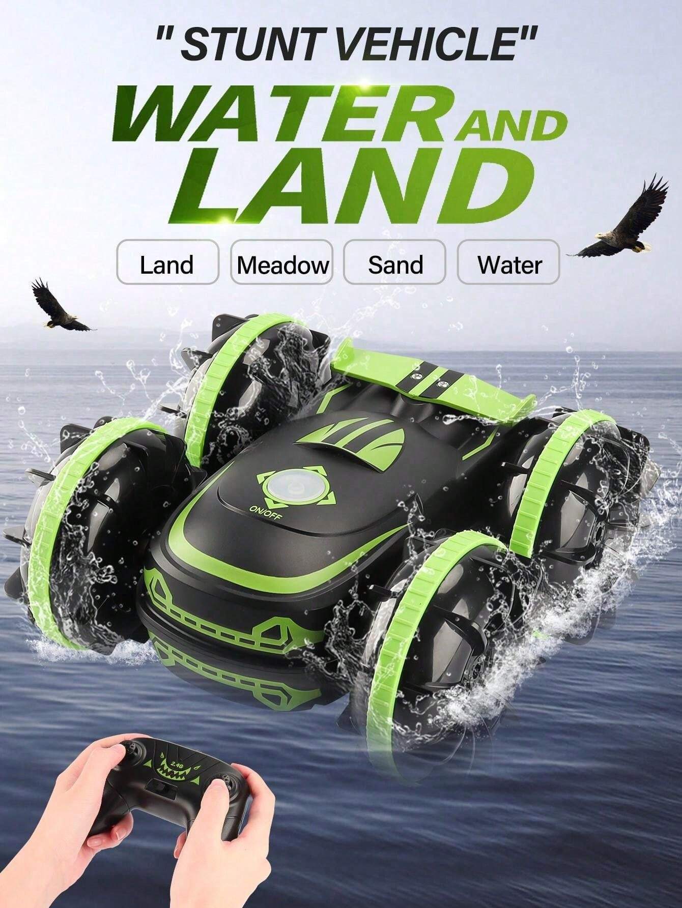 Toys For 6-12 Year Old Boys Kids Amphibious RC Car 2.4 GHz RC Boat Waterproof RC Monster Truck ...