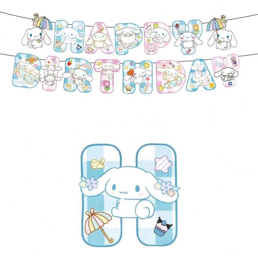 Sanrio Party Decorations: Hello Kitty, Kuromi, Cinnamoroll, Pompompurin ...