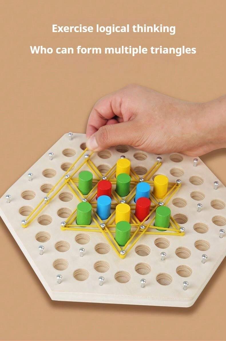 A Colorful Box Set, Fun Multiplayer Chain Chess Game To Cultivate ...