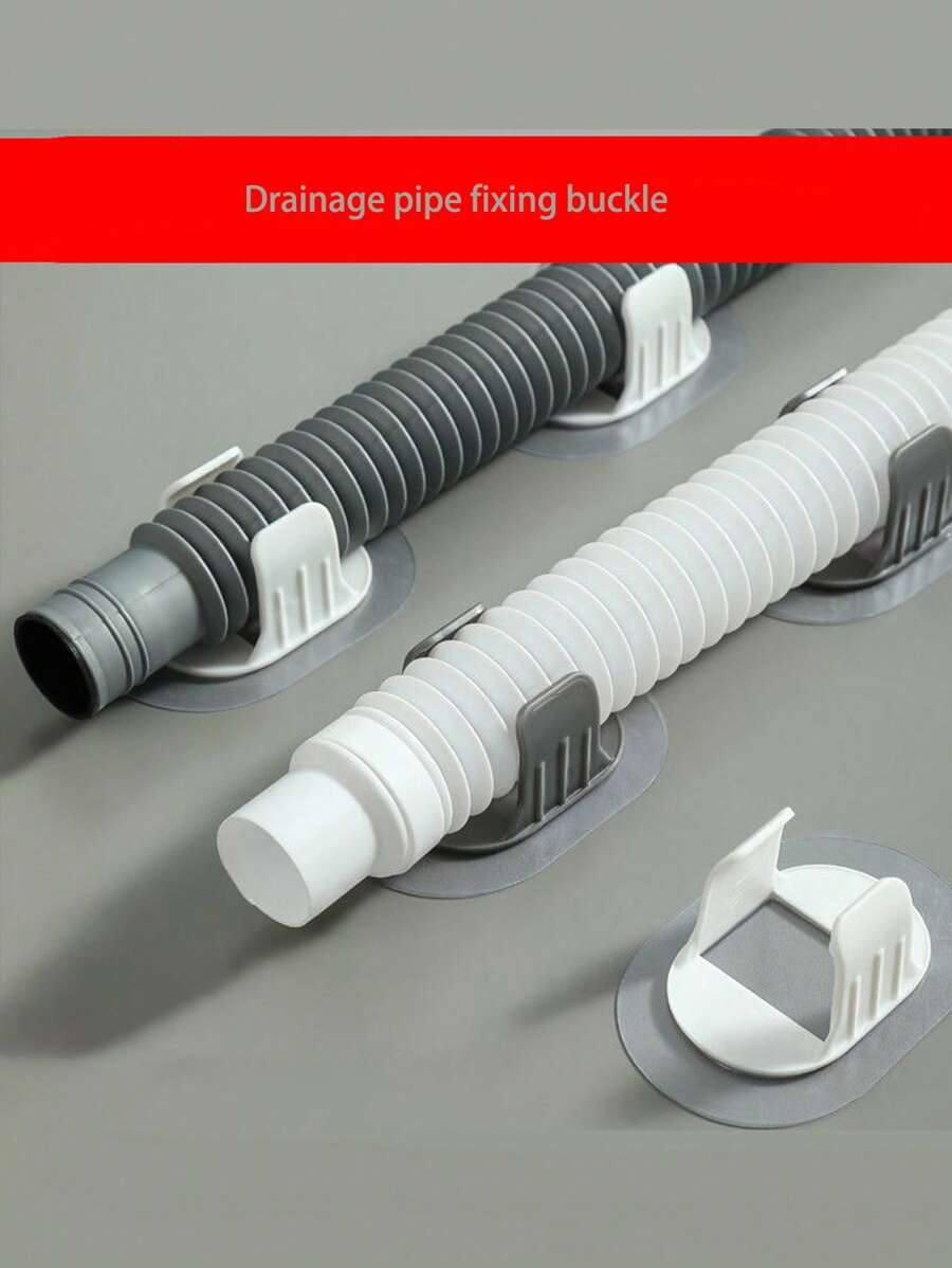 1pc ABS Washing Machine Drain Hose Clip - Universal Washer Outlet Pipe ...