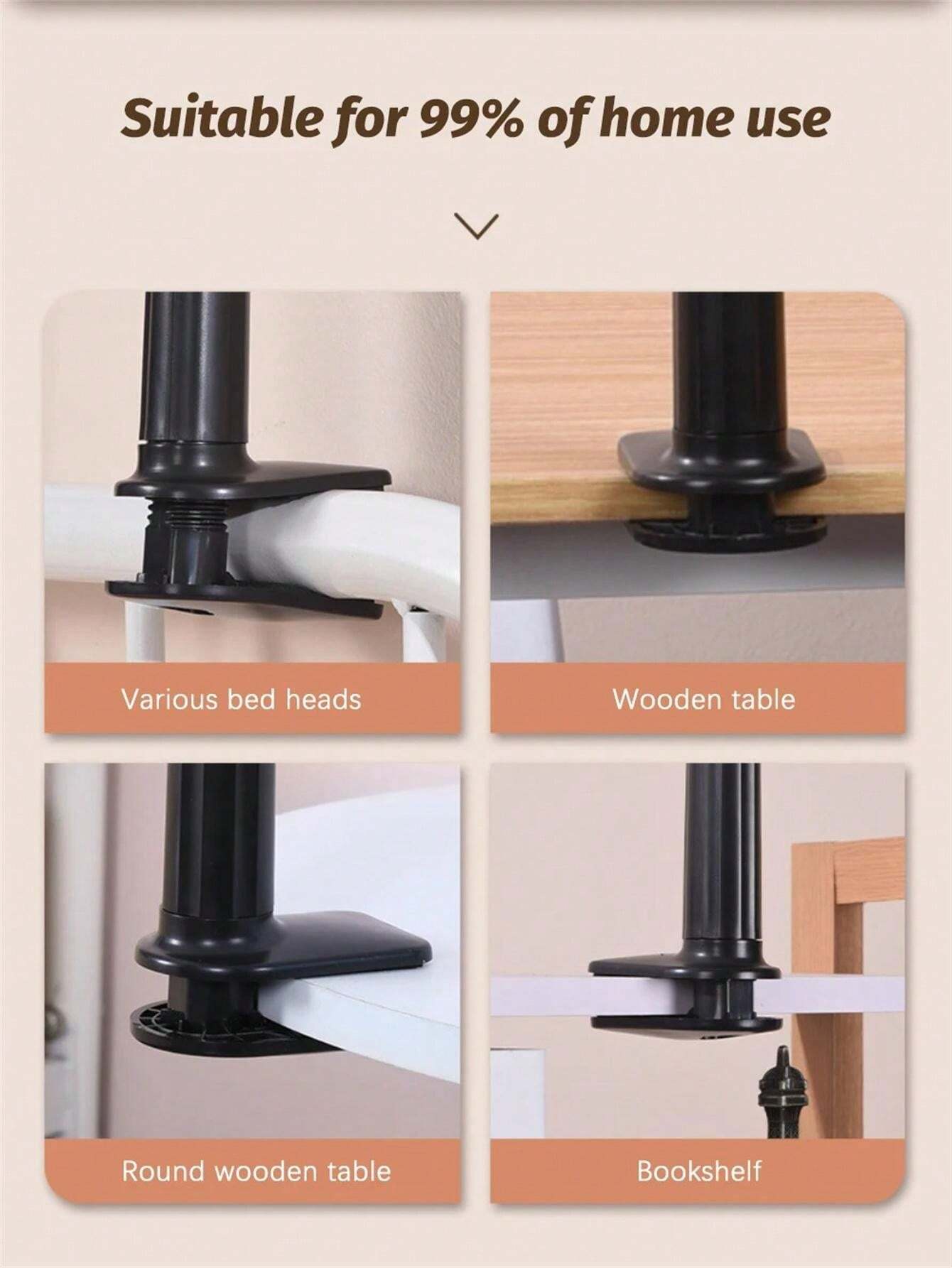 100cm Tablet Holder Stand Bed Adjustable Flexible Arm Tablets Mount ...