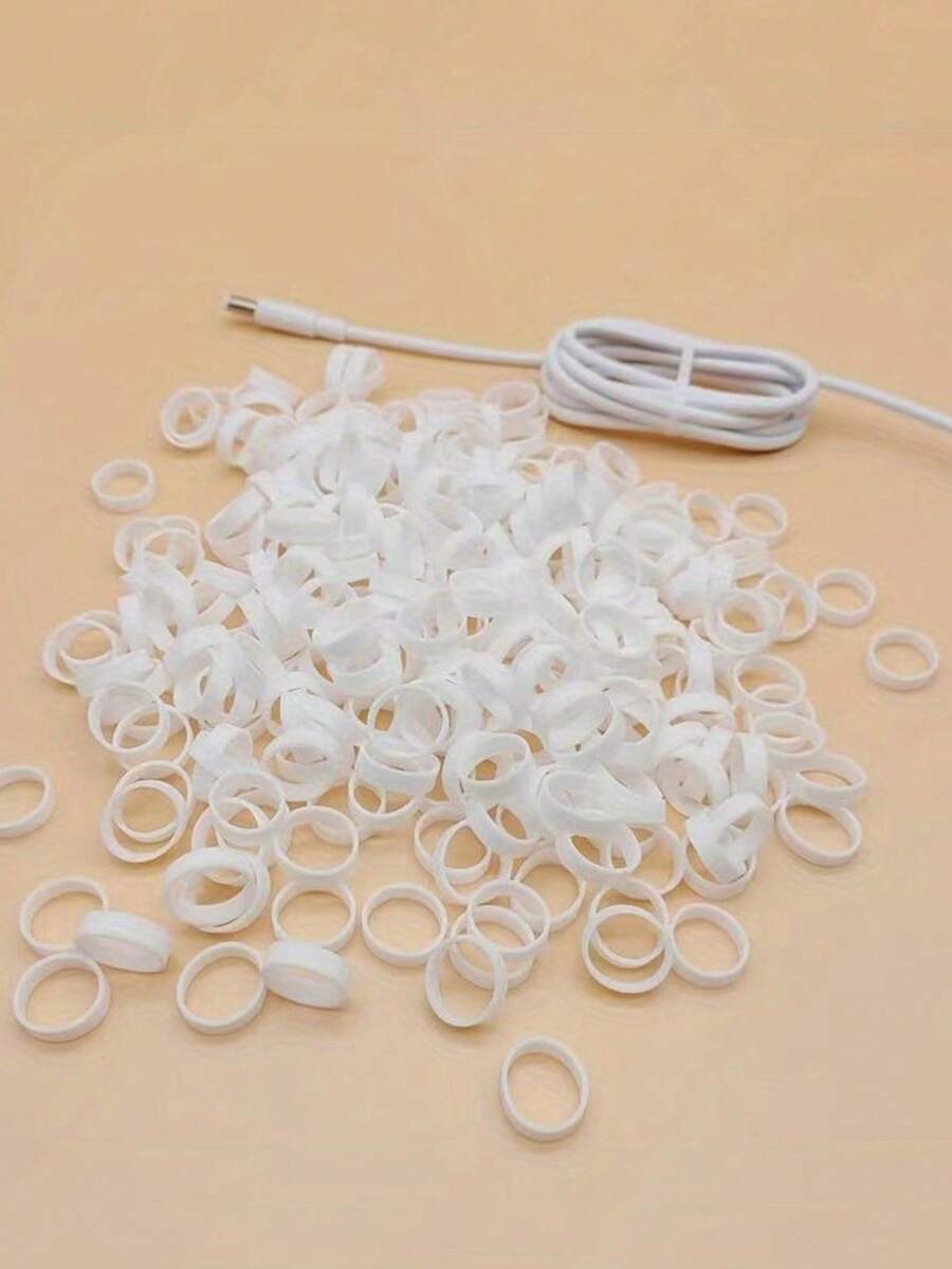 50Pcs Silicone Cable Ties High Temperature Resistant Rubber Straps For ...