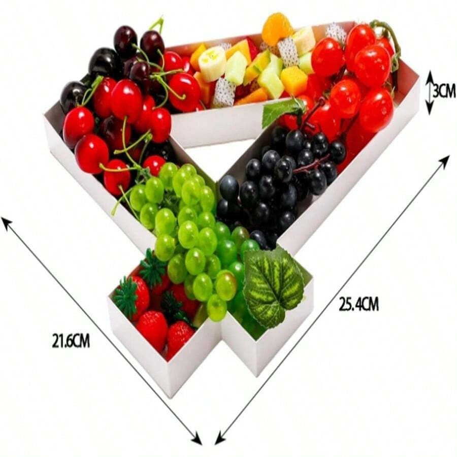 Cardboard Number For 10'',White Paper Number Box For Birthday Party And ...