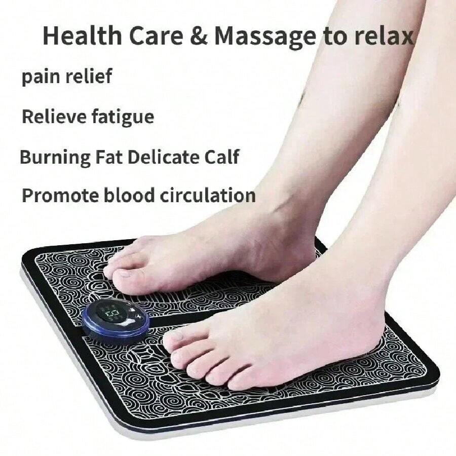 Electric EMS Foot Massager Pad Electrical Muscle Stimulation Foot ...