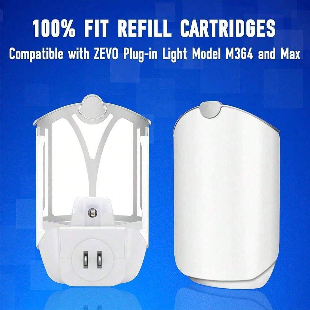 4 Packs Refill Cartridge Kit Compatible With ZEVOM364 And Max Plug-In ...