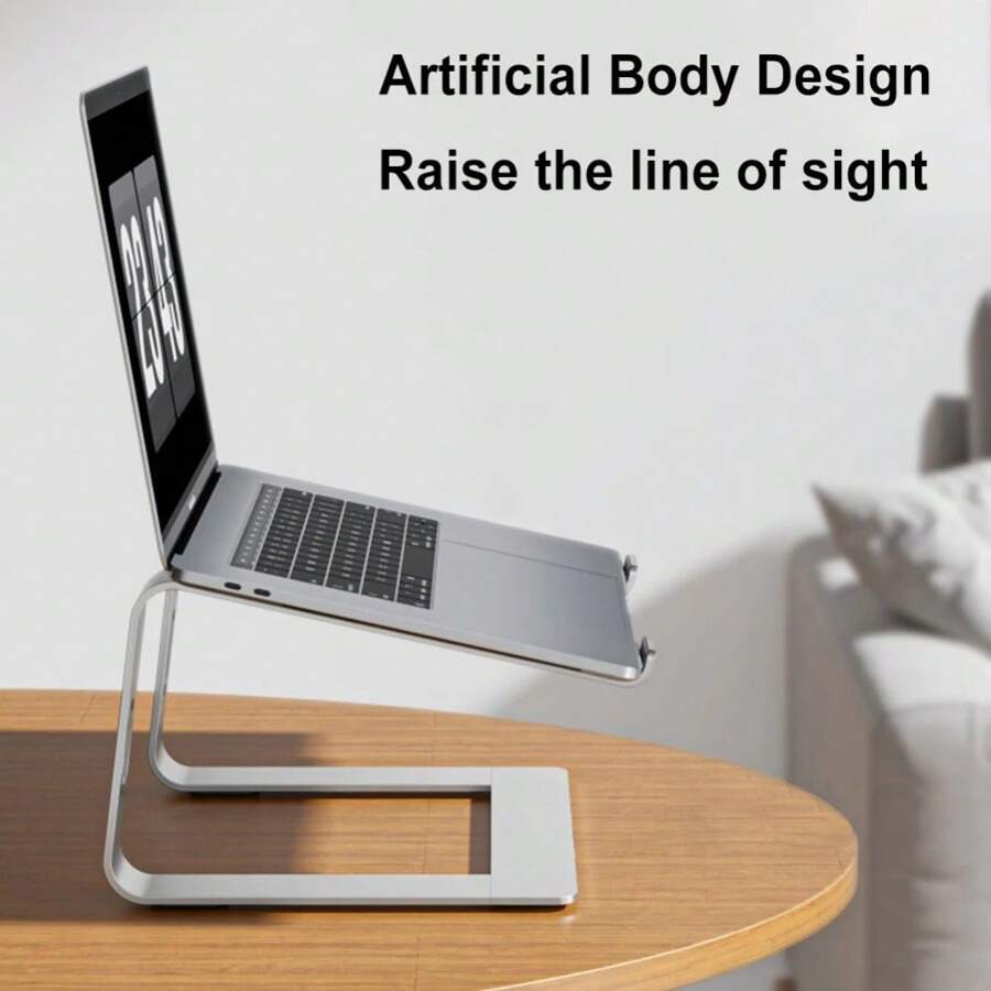 Aluminum Laptop Stand Notebook Riser Holder Ergonomic Laptop Riser For ...