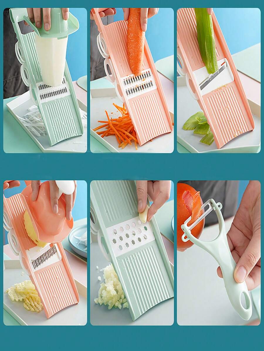 Multi-Functional Kitchen Vegetable Cutter, Dicing & Shredding Device ...