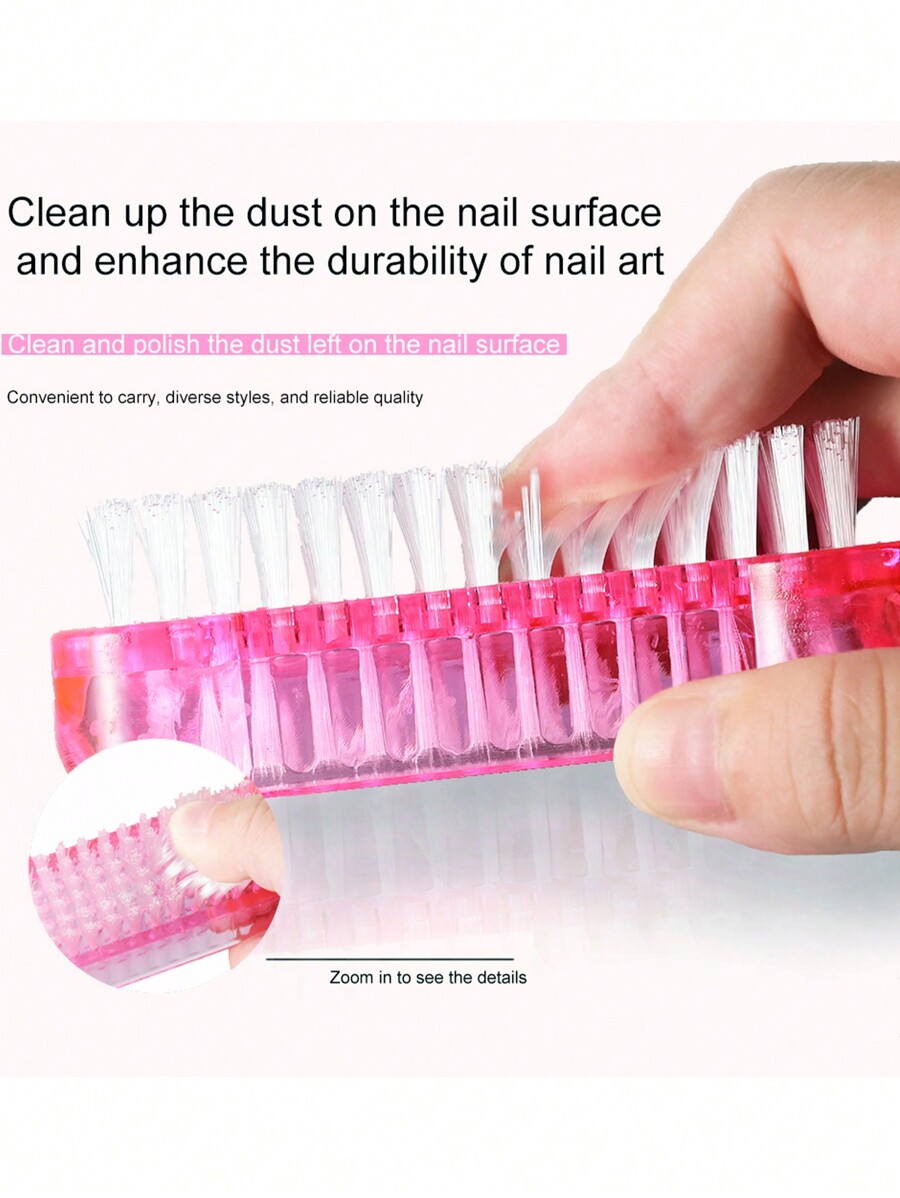 3 Pcs/Set Hot Sales Double Sided Nail Cleansing Brush - Fragrance-Free ...