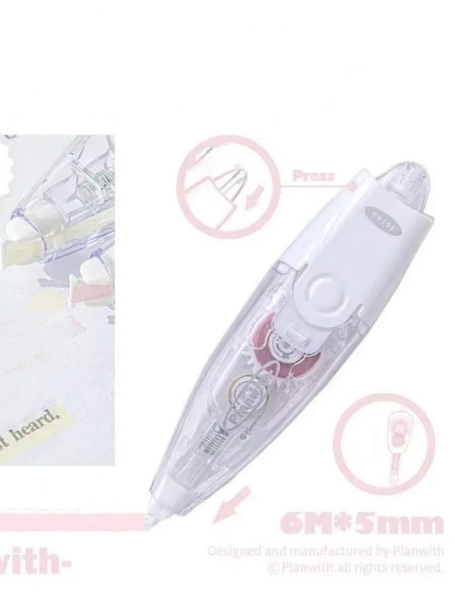 5mm 6m Kawaii Highlighter Correction Tape Cute Multi Labeling Marking ...