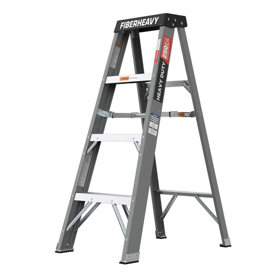 Fiberglass Step Ladder 4 Steps 250lbs | aktuelle Trends, günstig kaufen ...