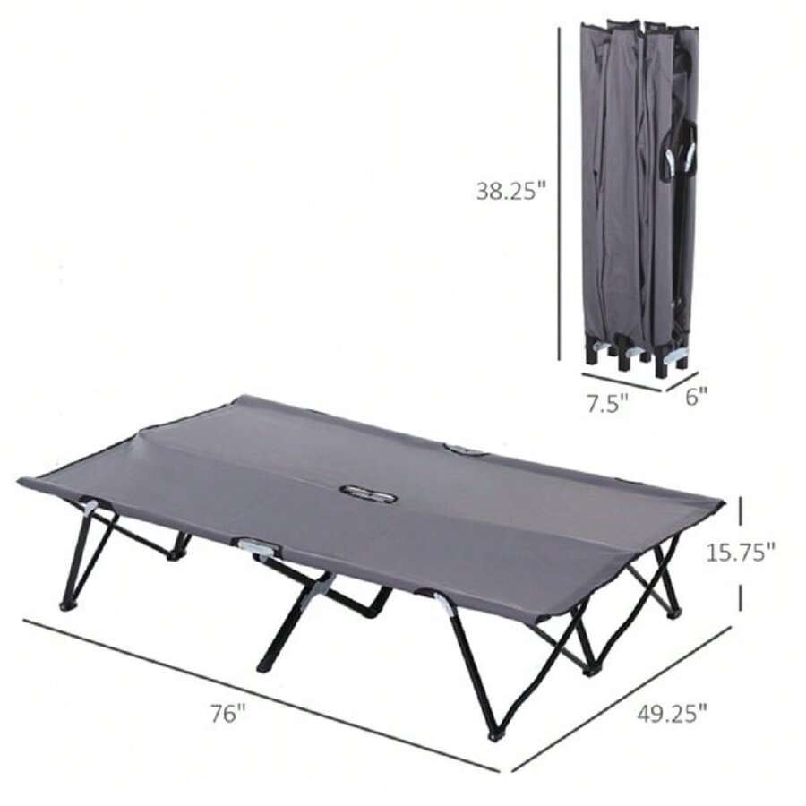 Camping Cot For Adults - Oversized Camping Cot - Durable Heavy Duty ...