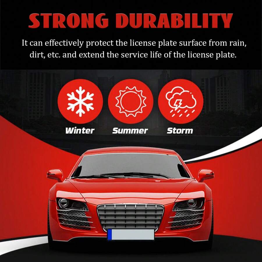 Car Protection Spray License Plate Transparent Coating Long -Lasting ...