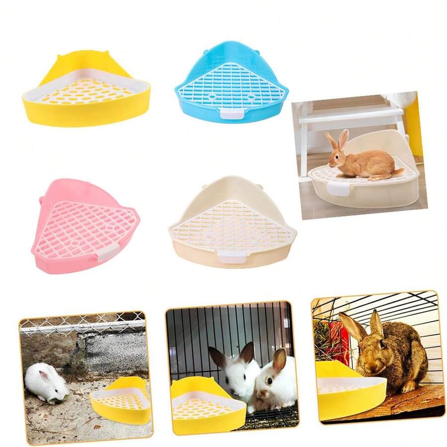 Rabbit Triangle Potty Trainer Bunny Toilet Rabbit Potty Small Animals ...