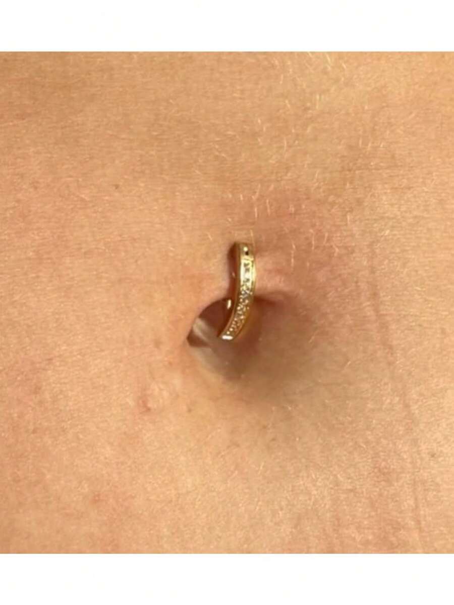 AVYRING 3PCS Belly Button Ring Gold Belly Button Piercing Silver Belly ...