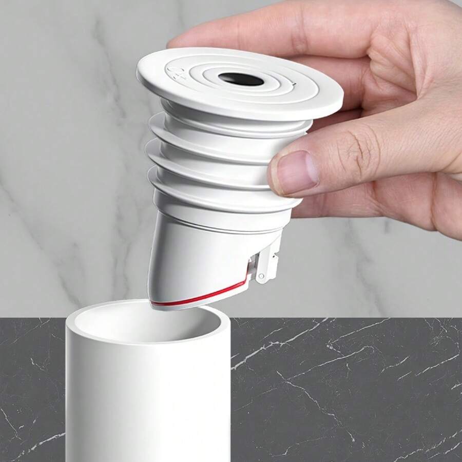 Kitchen Drain Pipe Seal: Plastic Anti-Return Odor Blocker For Washing ...
