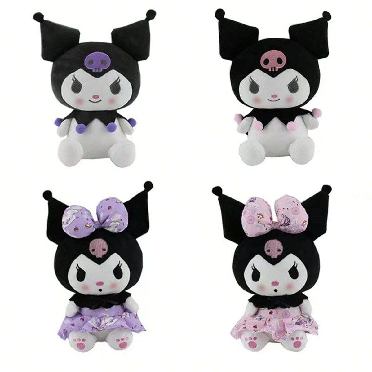 Kuromi Plush Doll, Princess Dress Kuromi Plush Doll Sleeping Pillow ...