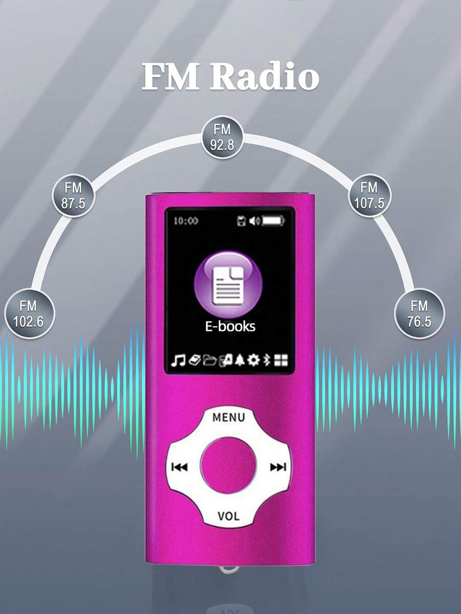 MP3 Walkman Portable Mini Mp4 Music Player E-Book Recorder MP3-Without ...