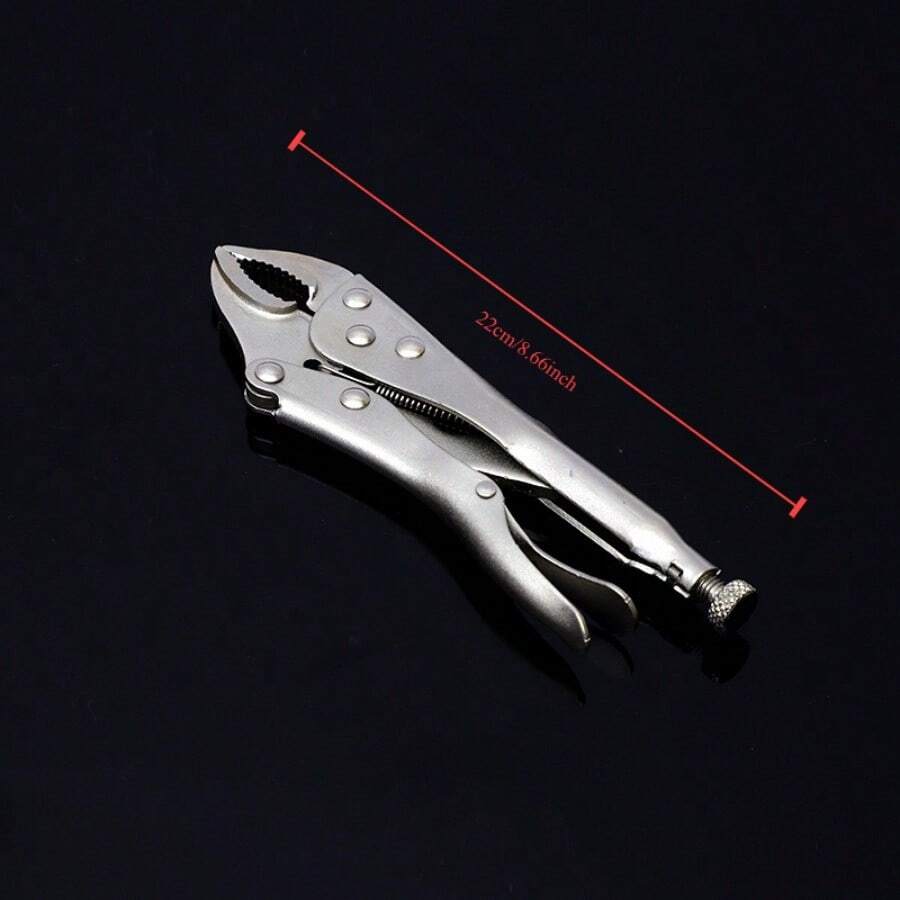 Étau robuste, bouche ronde et bouche droite, pinces de serrage en acier au carbone de haute ...