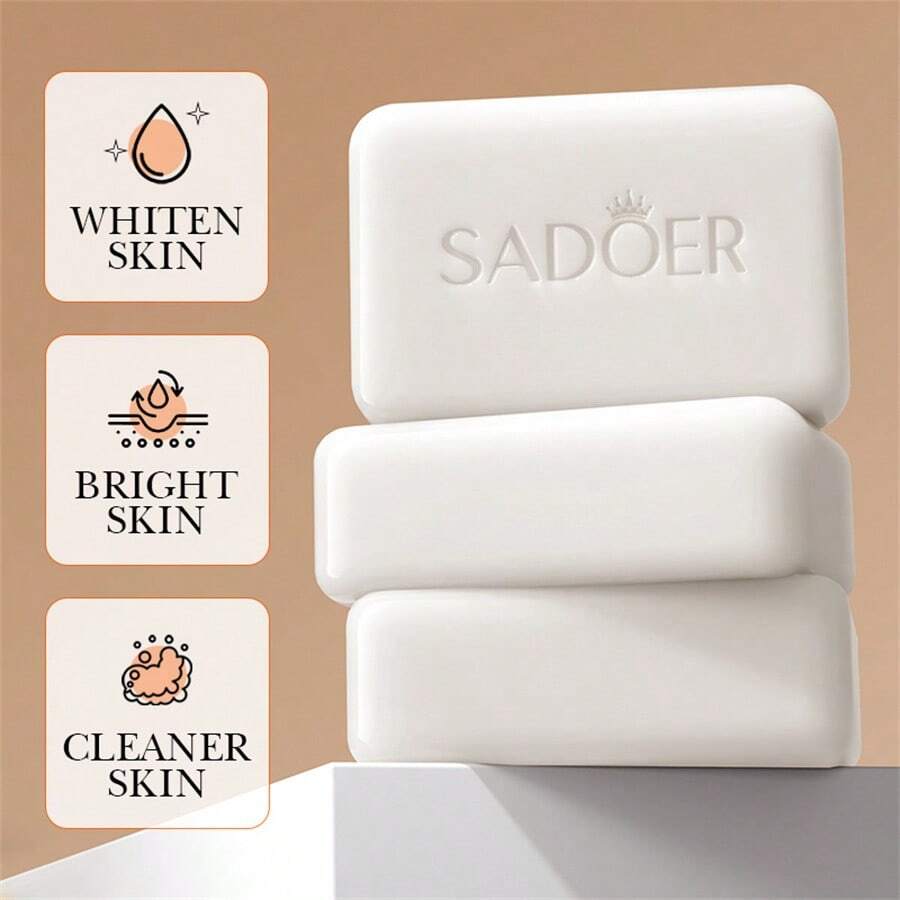 SADOER Skin Whitening & Brightening Handmade Soap, With Kojic Acid ...