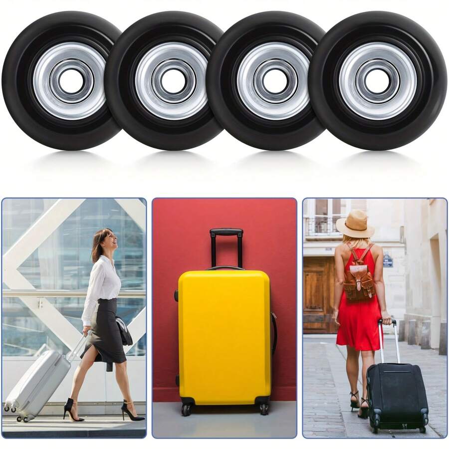 Luggage Replacement Wheels Rubber Luggage Replacement Wheels Universal ...