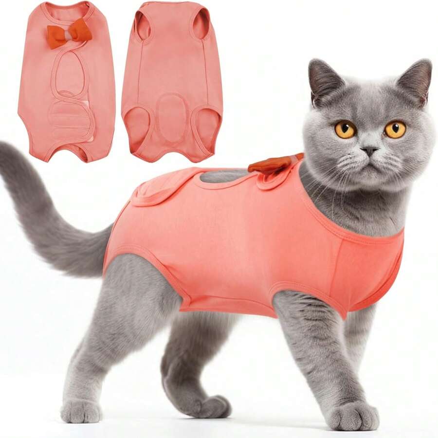 Cat Recovery Suit, Cat For Cats After Surgery Female Male, Cone Of ...