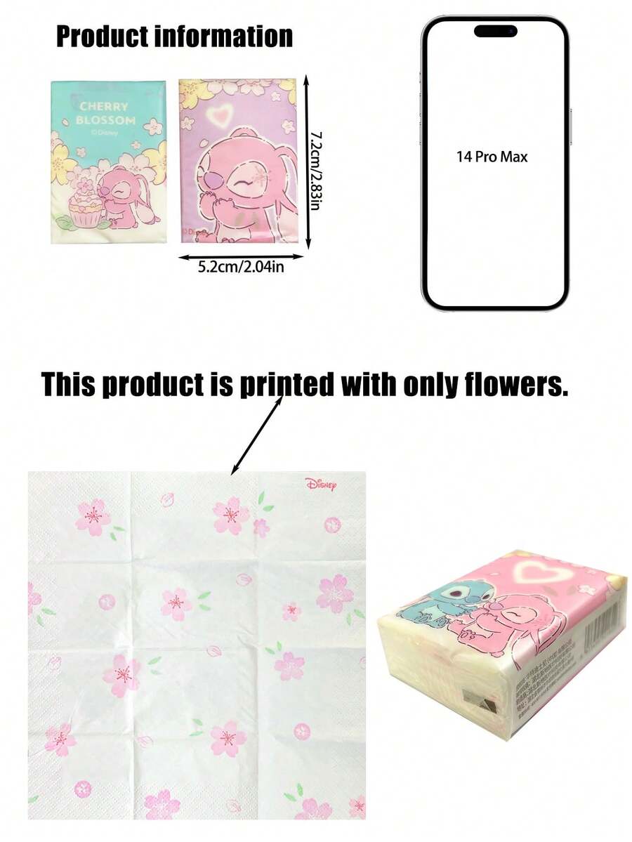 Handkerchief Paper Anime Cartoon Figure Kawaii Cartoon Character Napkin ...