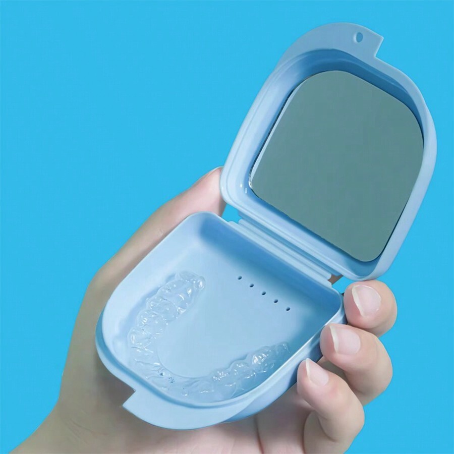 Fawnmum Fawnmum Retainer Case Storage Box, Breathable Clear Denture ...