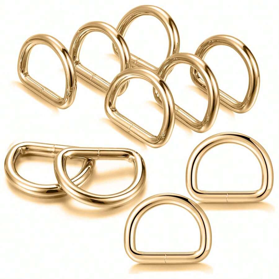 10pcs Metal D Ring For Purse Making, Dee Rings Metal Buckle For Bags ...