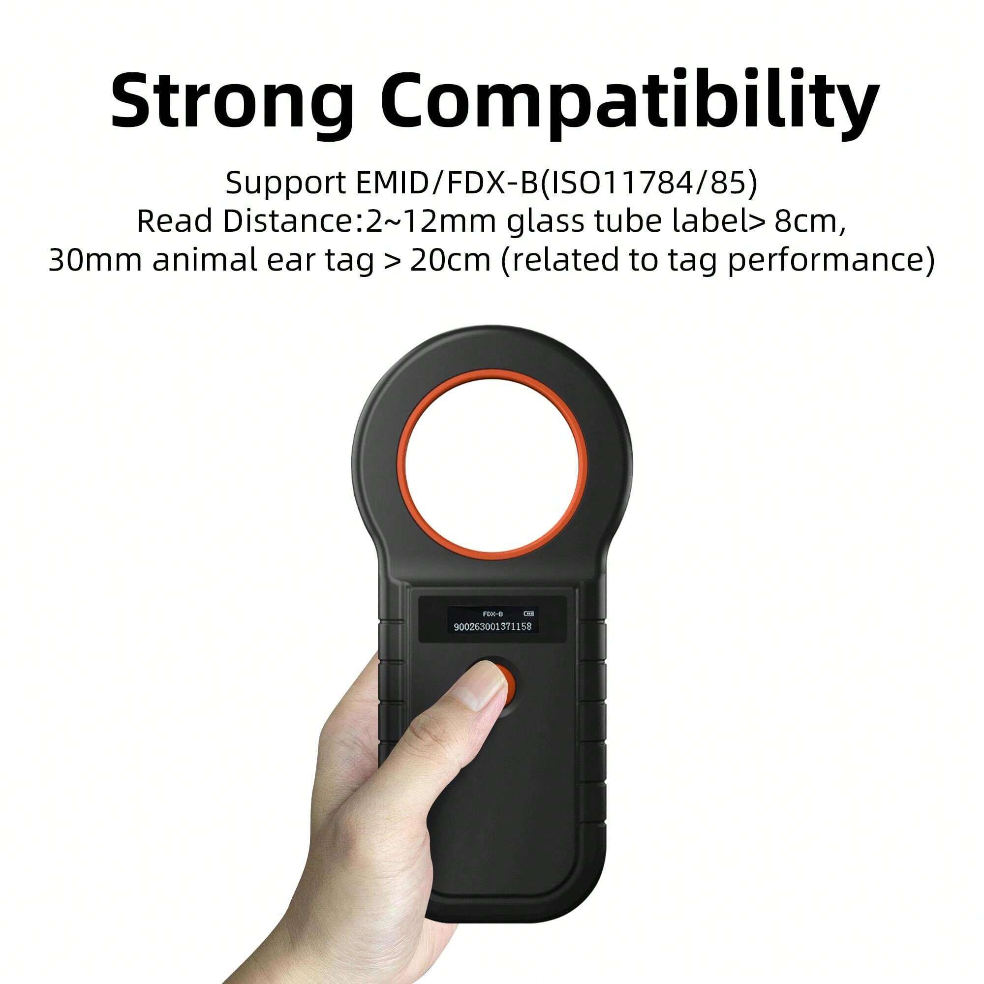 Bluetooth + 2,4G Leser 134,2 kHz Tier RFID Leser 125 kHz Haustier ID ...