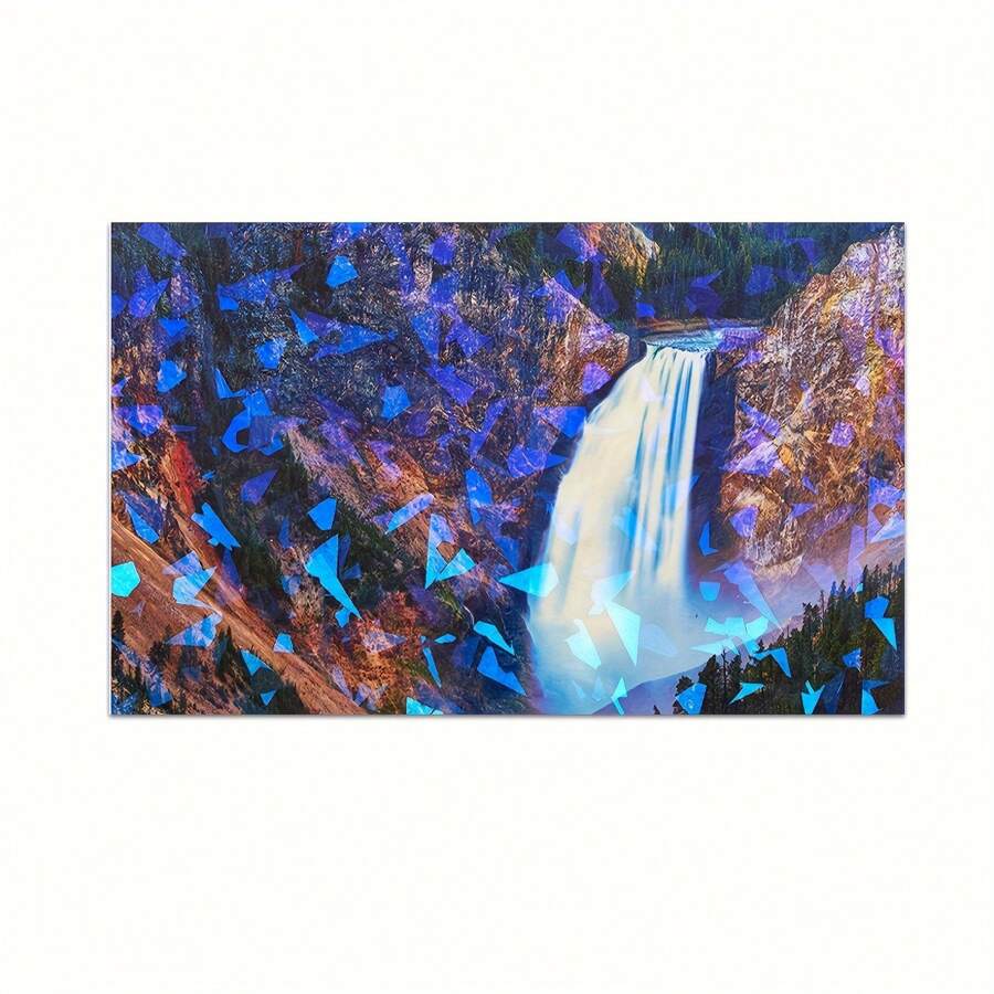 Size:2.9*4.1inch 50 Sheets Broken Glass Cold Laminated Film Holographic ...