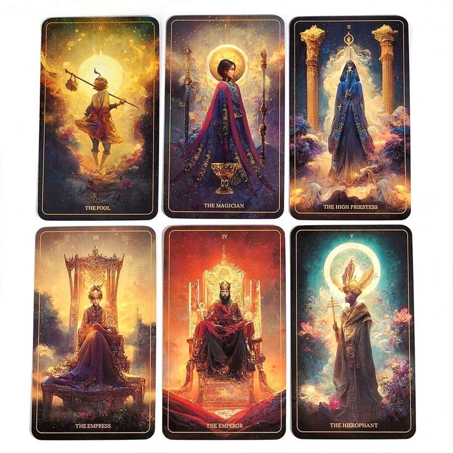 Harmony Tarot All English Card Game (With QRCode Pdf-Guidebook)Game ...