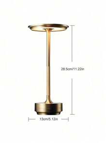Modern LED Table Lamp Touch Dimmable USB Rechargeable Bar Night Light ...