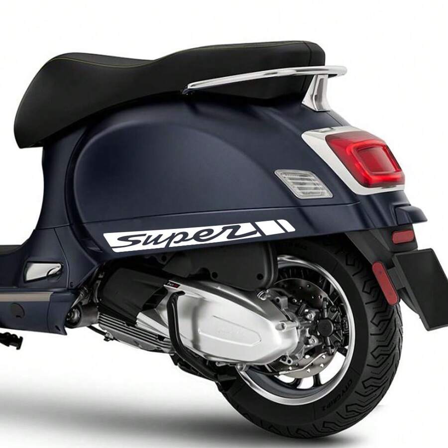 Waterproof Motorcycle Vinyl Decal Sport Sticker For Vespa GTS 250 GTS ...