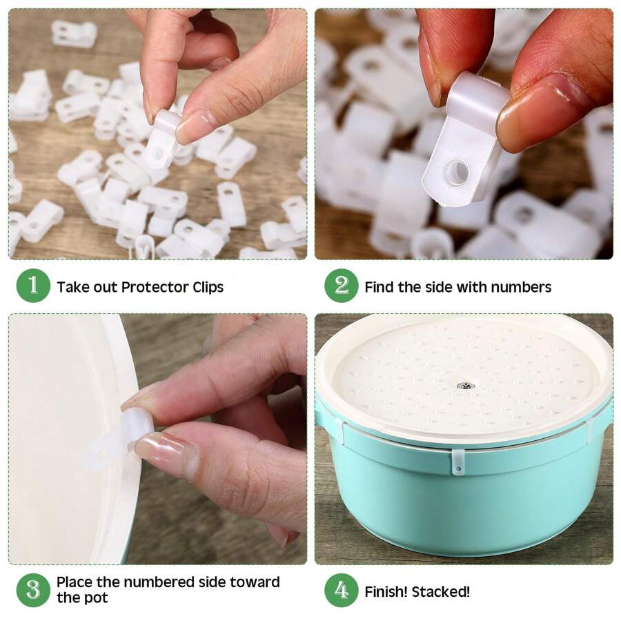 Protector Clips - Replacement Cookware Protectors - Stacking And ...