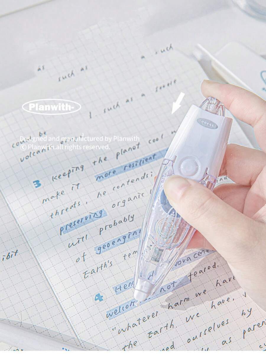 5mm 6m Kawaii Highlighter Correction Tape Cute Multi Labeling Marking ...