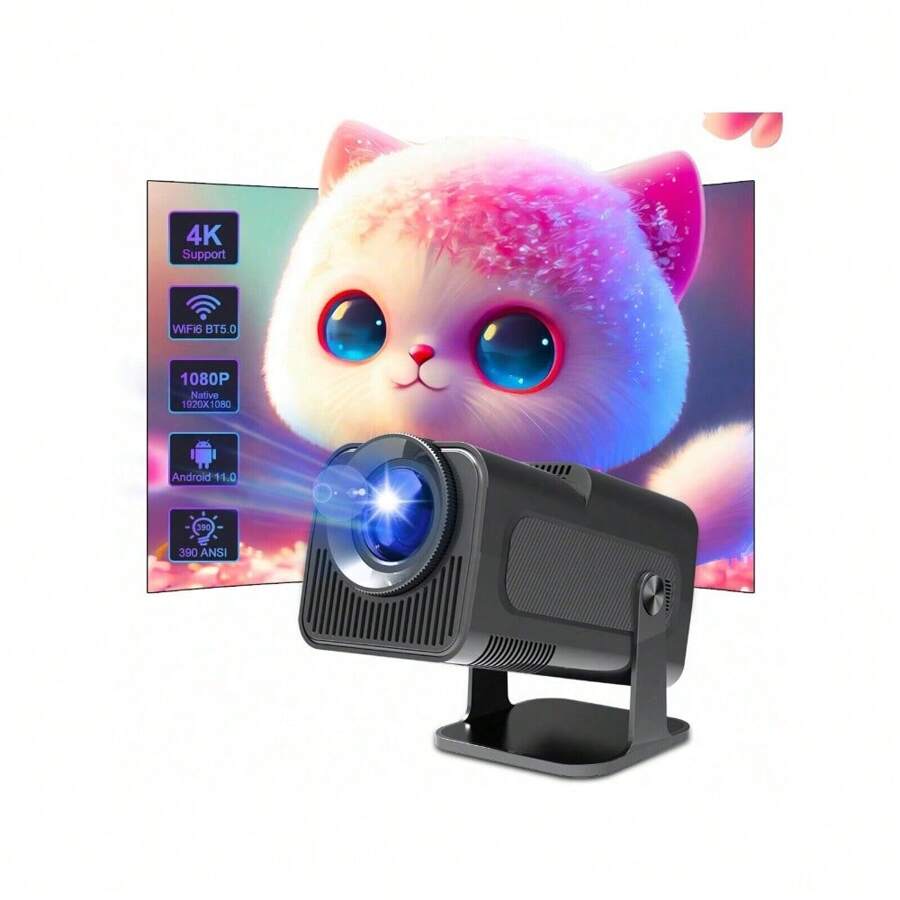 Magcubic 4K Android 11 Projector Native 1080P 390ANSI HY320 Dual Wifi6 ...
